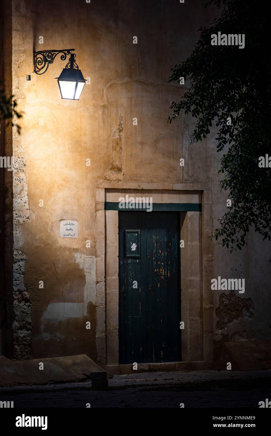 Photo of moody, traditional Arabic door at the medina of Sfax, Tunisia ...