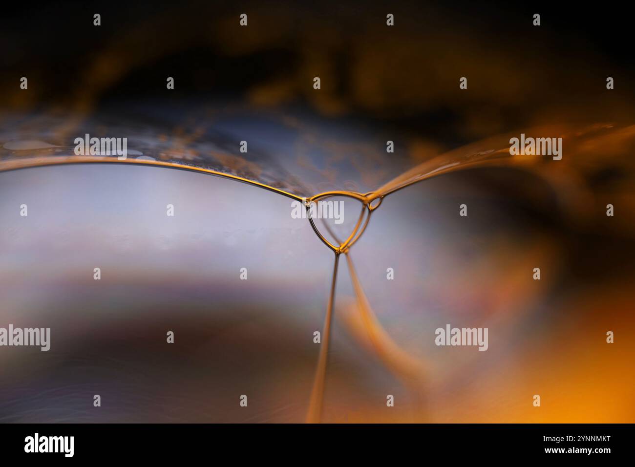 Green liquid phenomenal structure, green oils on a dark background ...