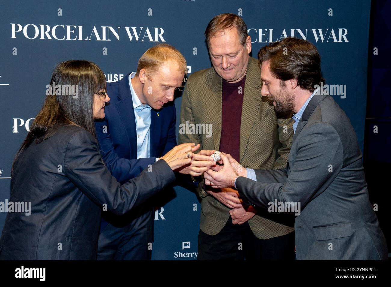 (L to R) Co-writer/producer Paula DuPré Pesman, Ukrainian Consul ...