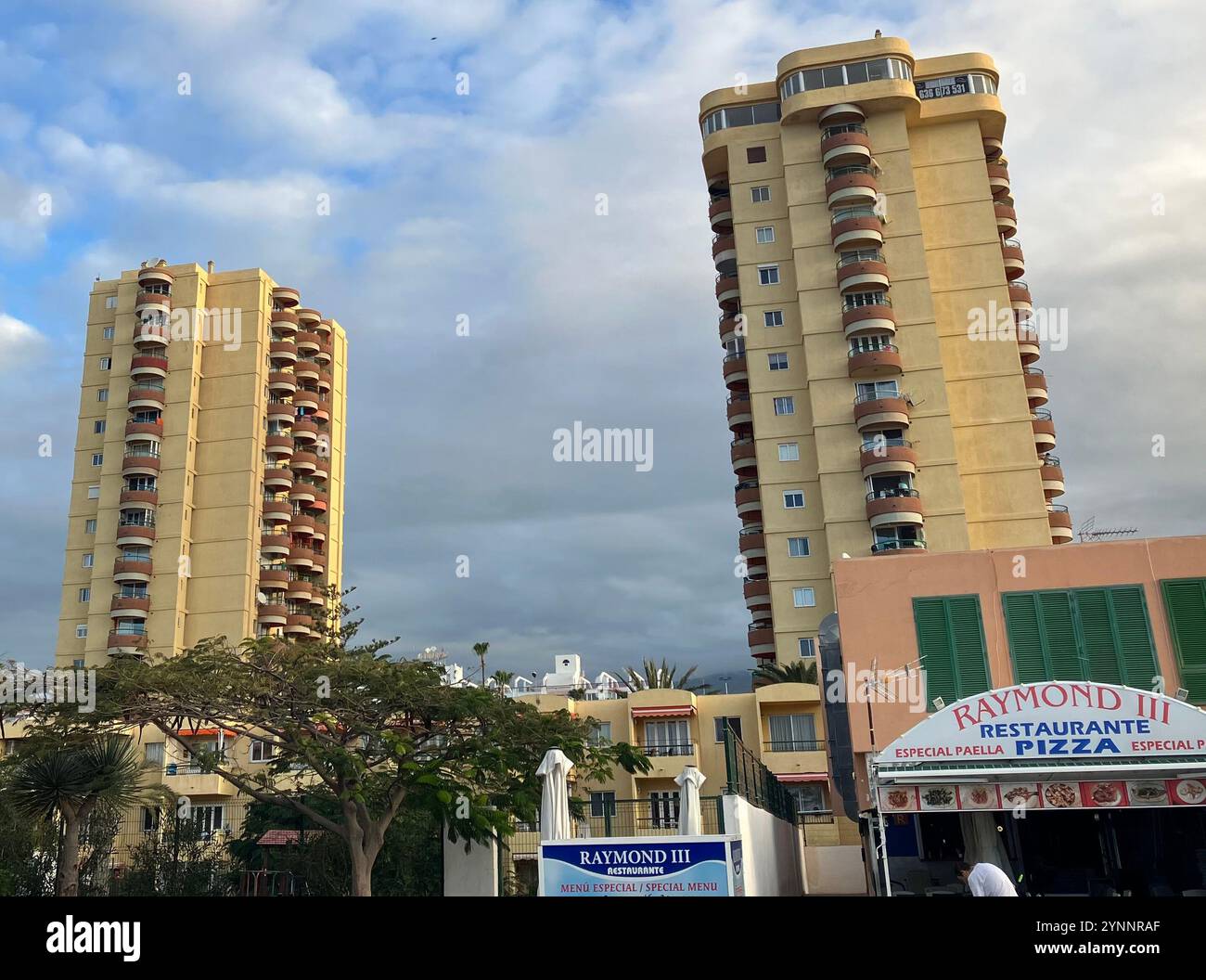 Apartment towers torres del sol hi-res stock photography and images - Alamy