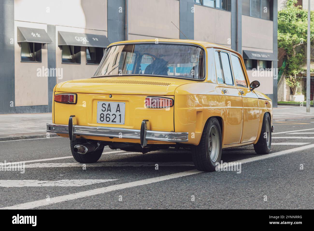Urnieta, Spain-October 5, 2024: 1965 Renault 8 (Renault R8, Dacia 1100 ...
