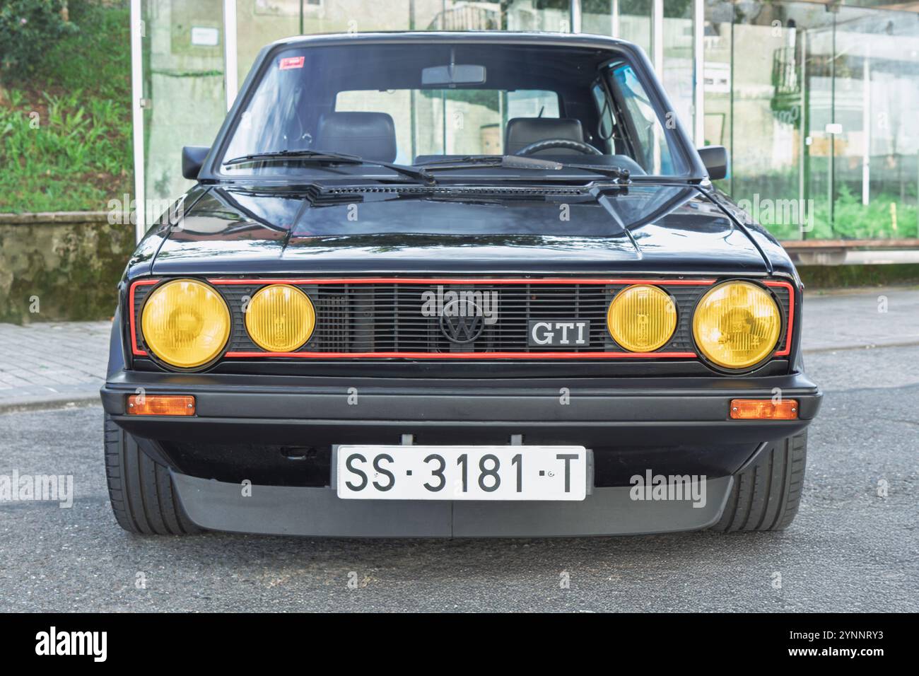 Urnieta, Spain-October 5, 2024: 1976 Volkswagen Golf GTI, Mark 1, Type ...