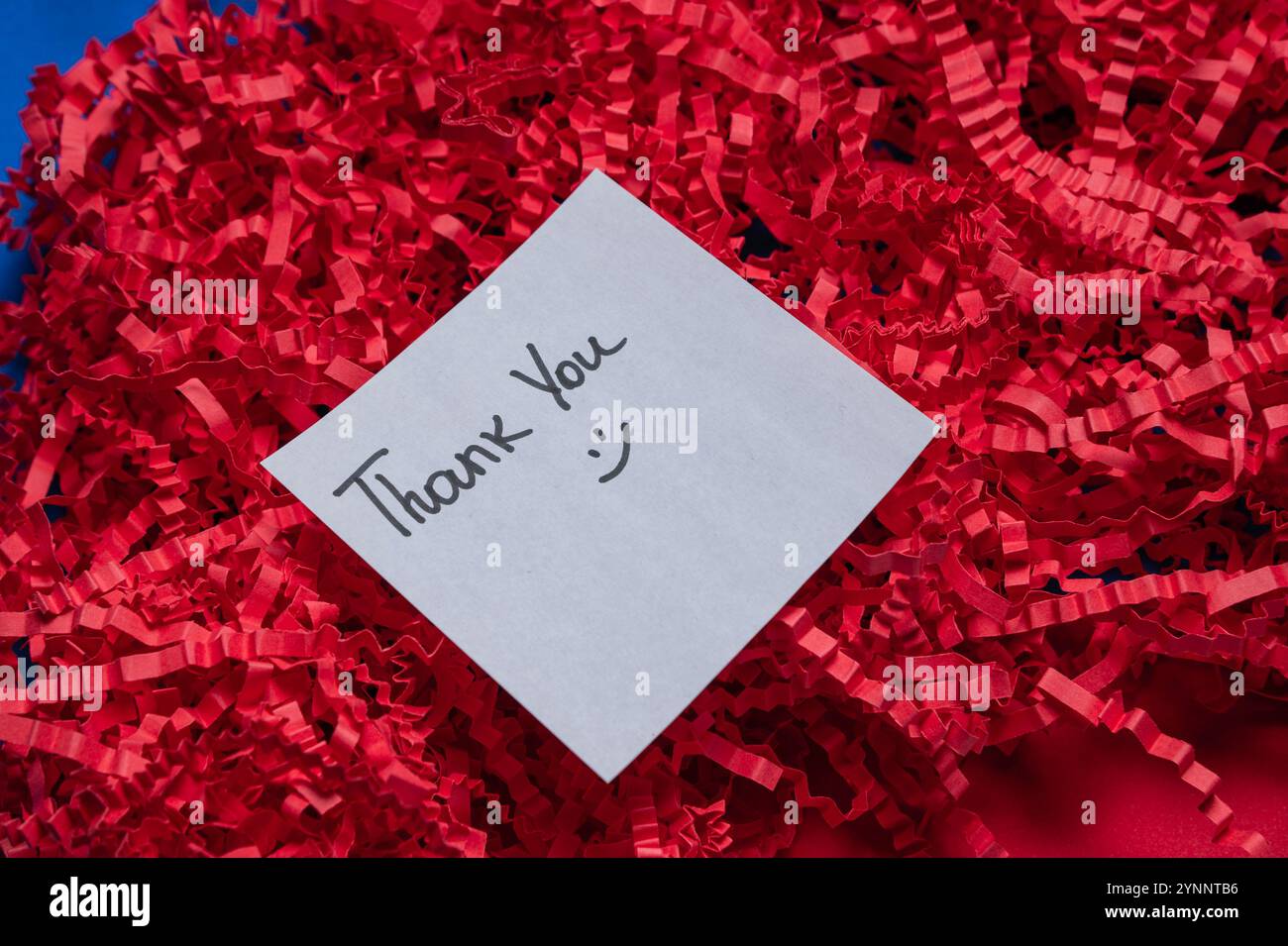 Notepad thank text on hi-res stock photography and images - Alamy