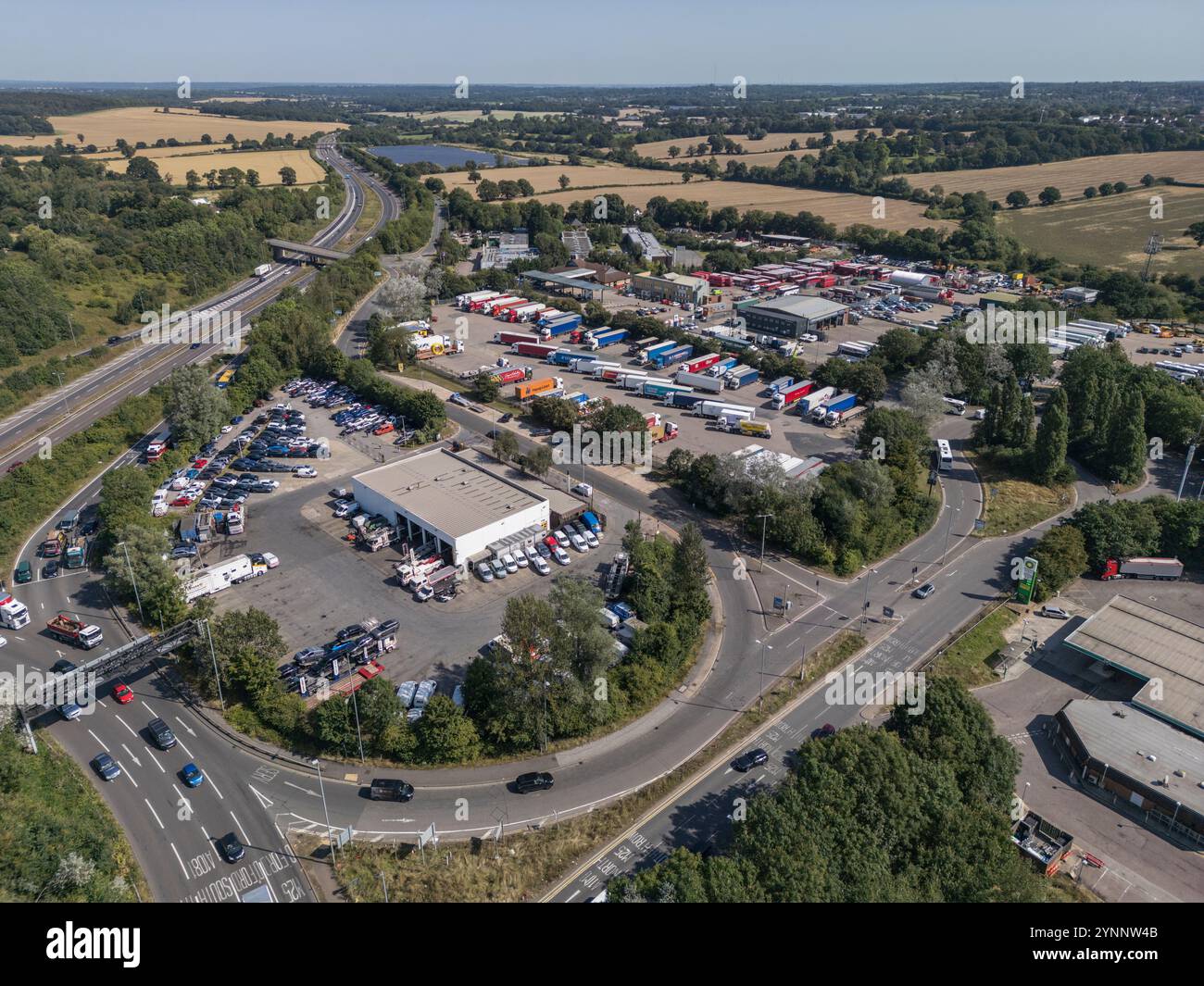 Welcome break truckstop hi-res stock photography and images - Alamy