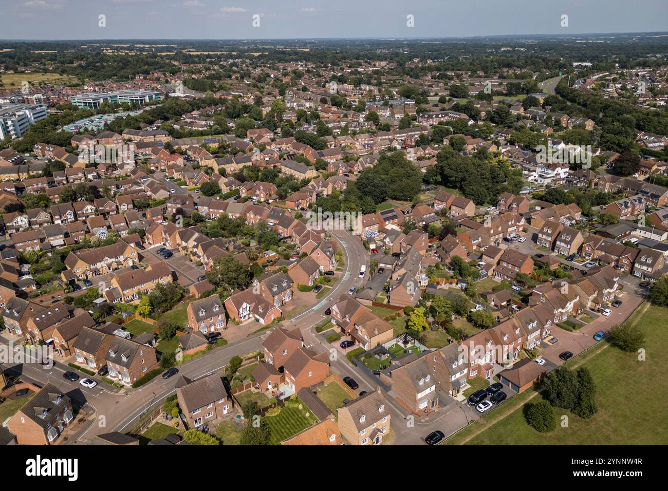 Hertfordshire aerial view hi-res stock photography and images - Alamy