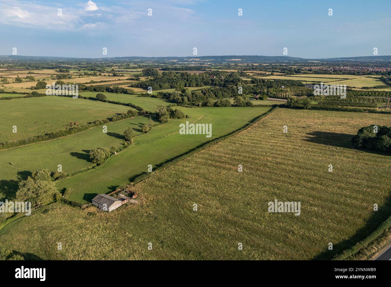 Aerial england countryside hi-res stock photography and images - Alamy