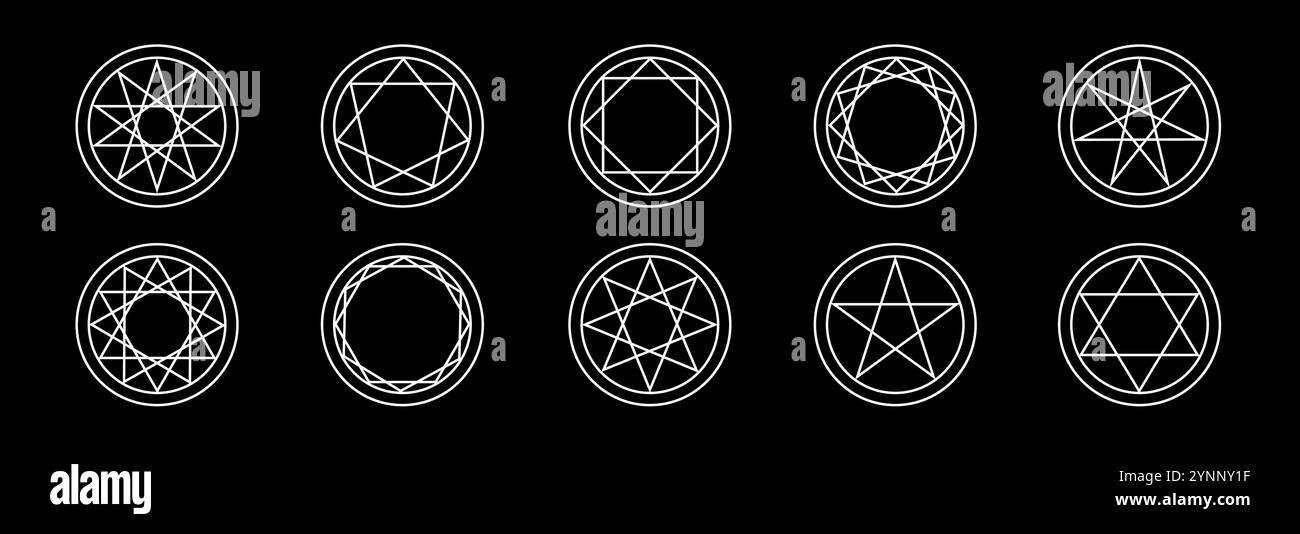 Occult circle Black and White Stock Photos & Images - Alamy