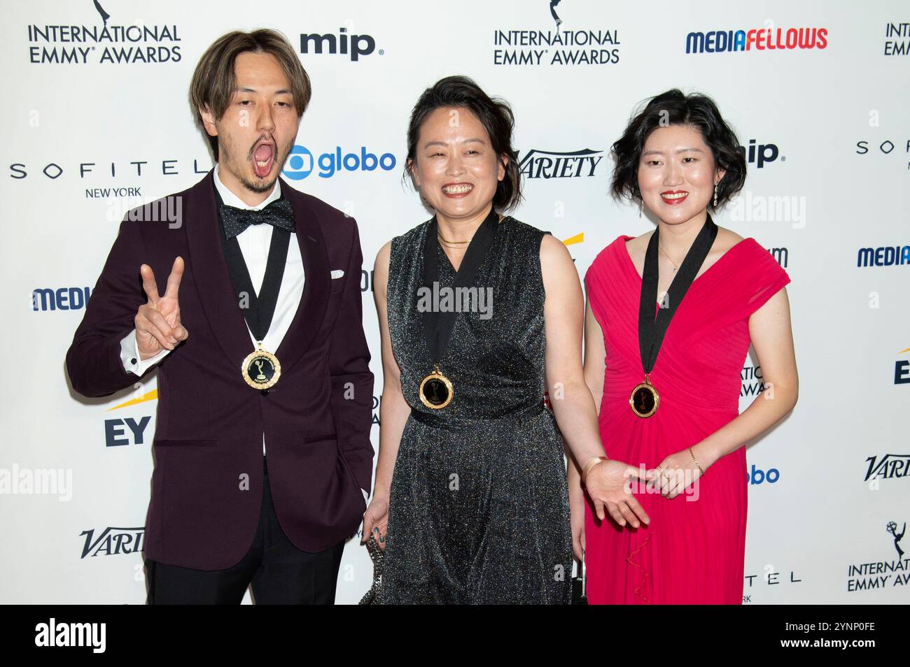 Yu Nakajima, Keiko Shirai und Kiara Hata bei der Verleihung der 52 ...