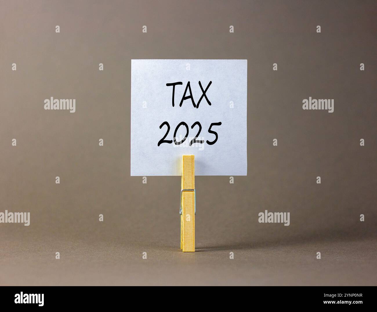 Planning tax 2025 new year symbol. Concept words Tax 2025 on beautiful ...