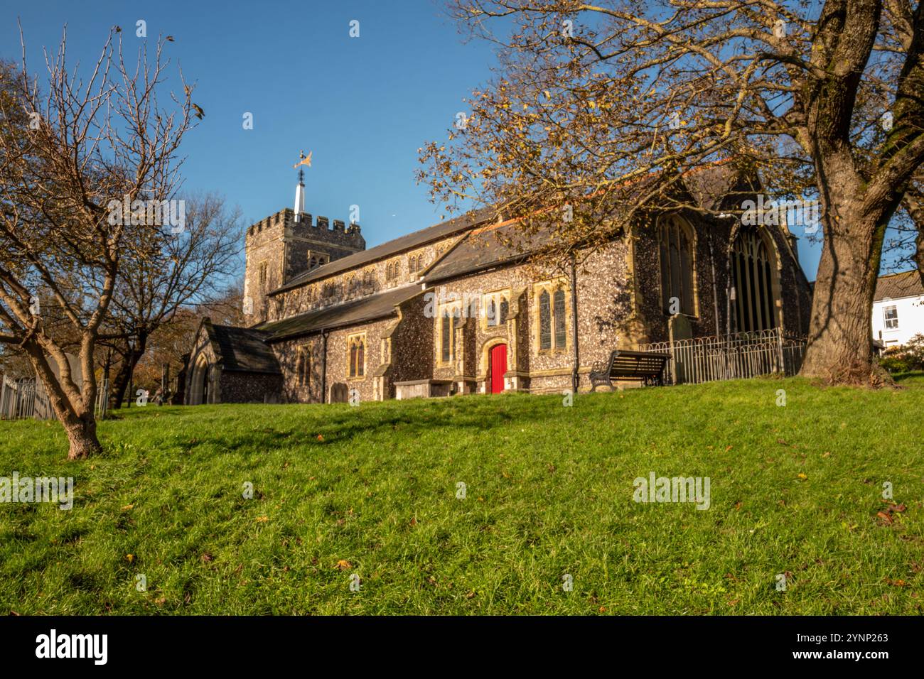 Brighton, November 26th 2024: St Nicholas of Myra church Stock Photo ...
