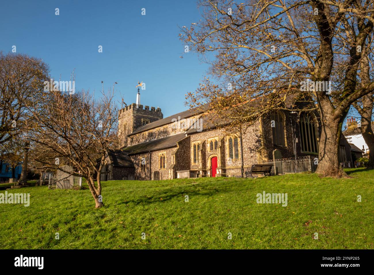 Brighton, November 26th 2024: St Nicholas of Myra church Stock Photo ...