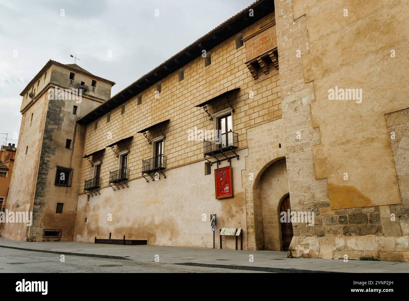 Facade of the county palace of Cocentaina, Historical Heritage of Spain ...