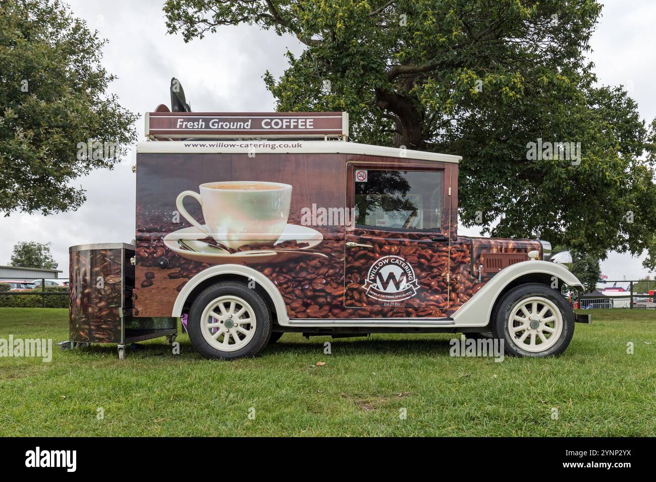 Mobile catering coffee van, UK Stock Photo - Alamy
