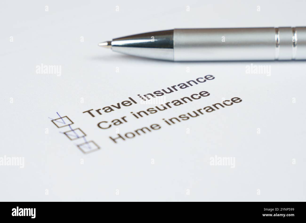 A neat checklist outlines necessary insurance types, including travel ...