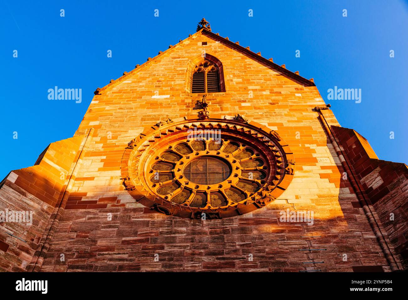 Above the Gallus Gate is the rose window known as 'The Wheel of Fortune ...