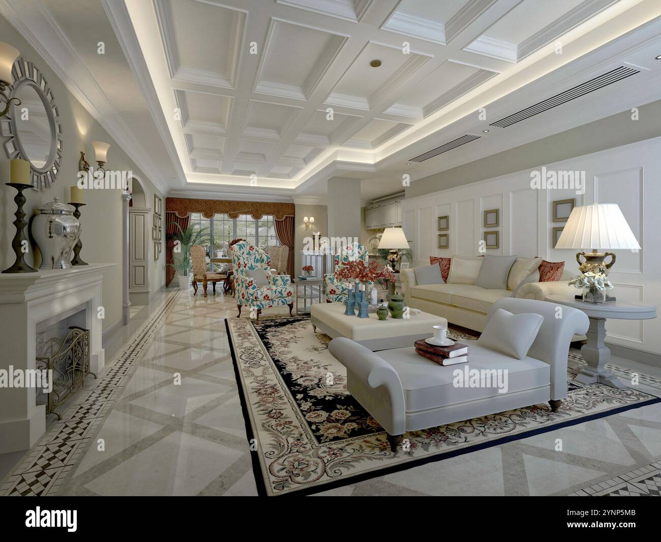 3d render luxury home hi-res stock photography and images - Alamy