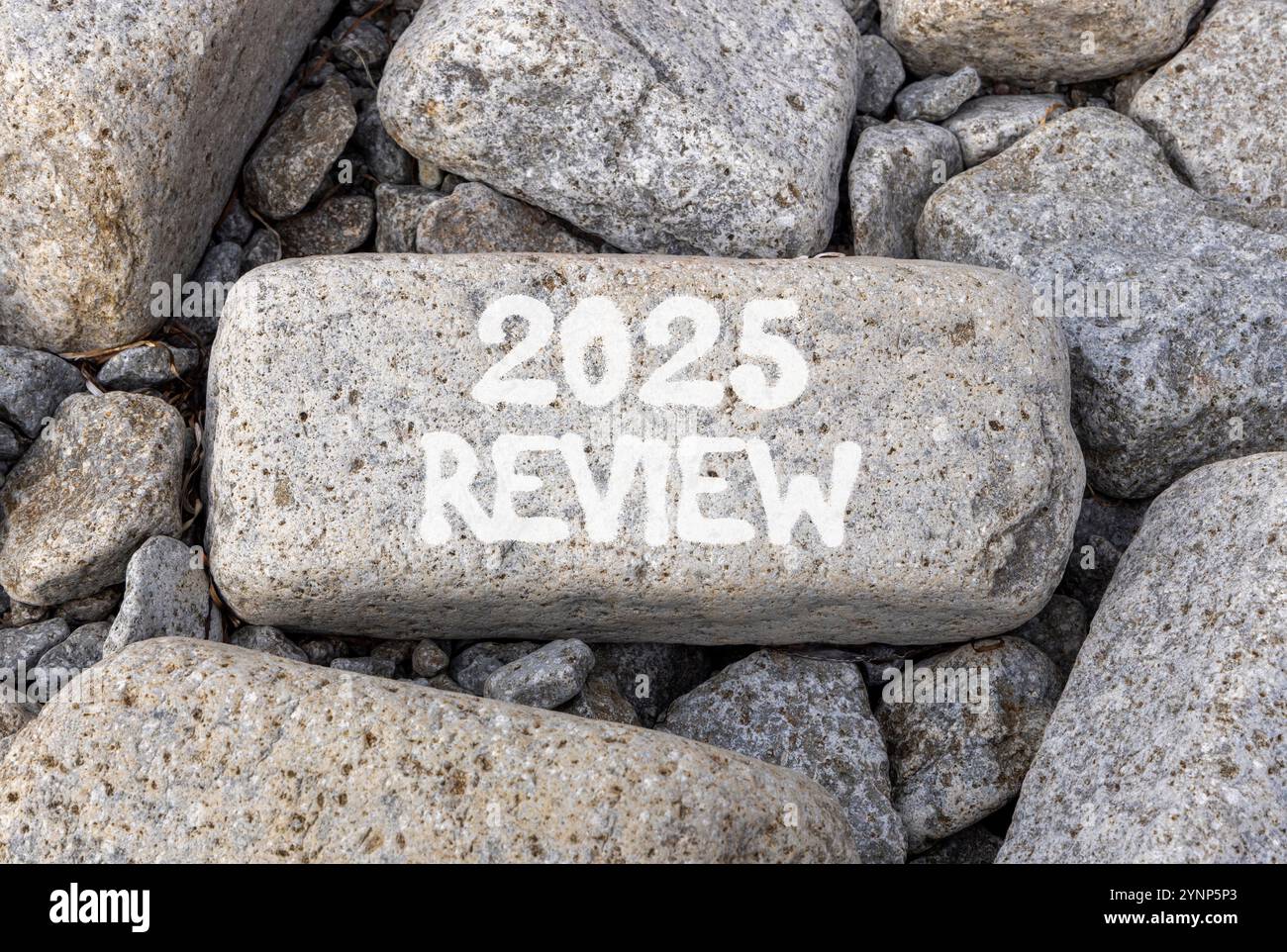 Planning 2025 review new year symbol. Concept words 2025 Review on ...