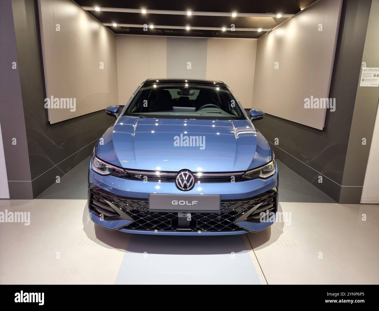 Volkswagen Golf as exhibited at the Iconic exposition in Berlin ...