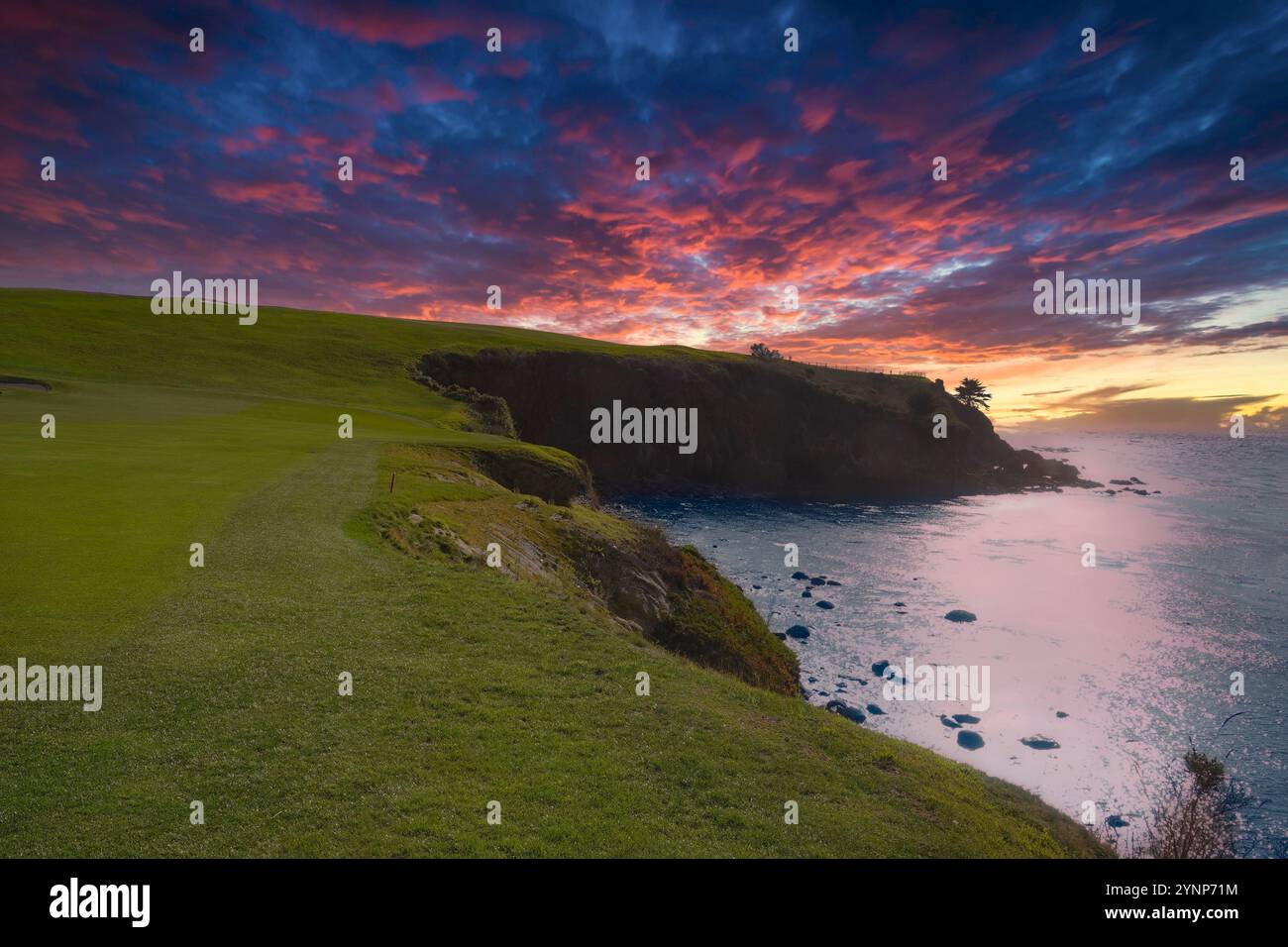 Pebble Beach, Monterey Peninsula, California USA - 2024 The cliffside ...