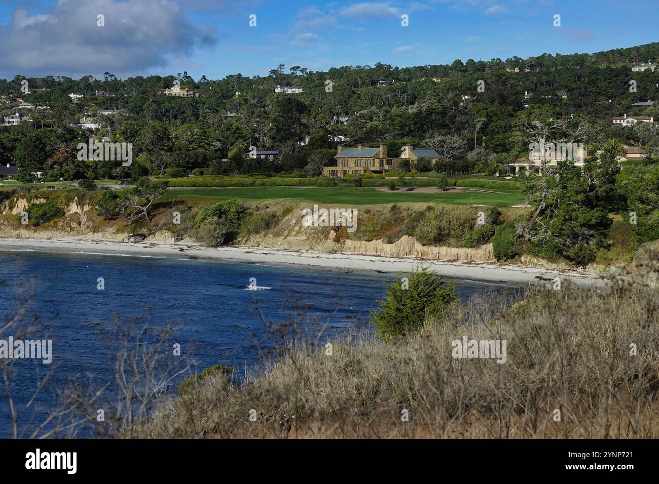 Pebble Beach, Monterey Peninsula, California USA - 2024 View from the ...