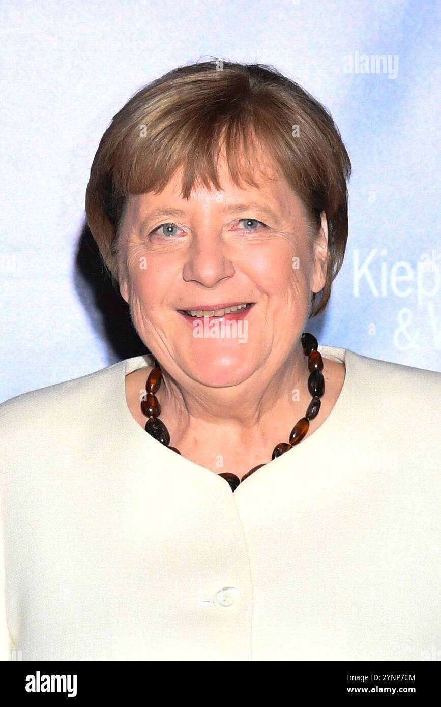 Angela Merkel, die ehemalige Bundeskanzlerin bei der Buchpremiere ihrer Memoiren „Freiheit“ am ...