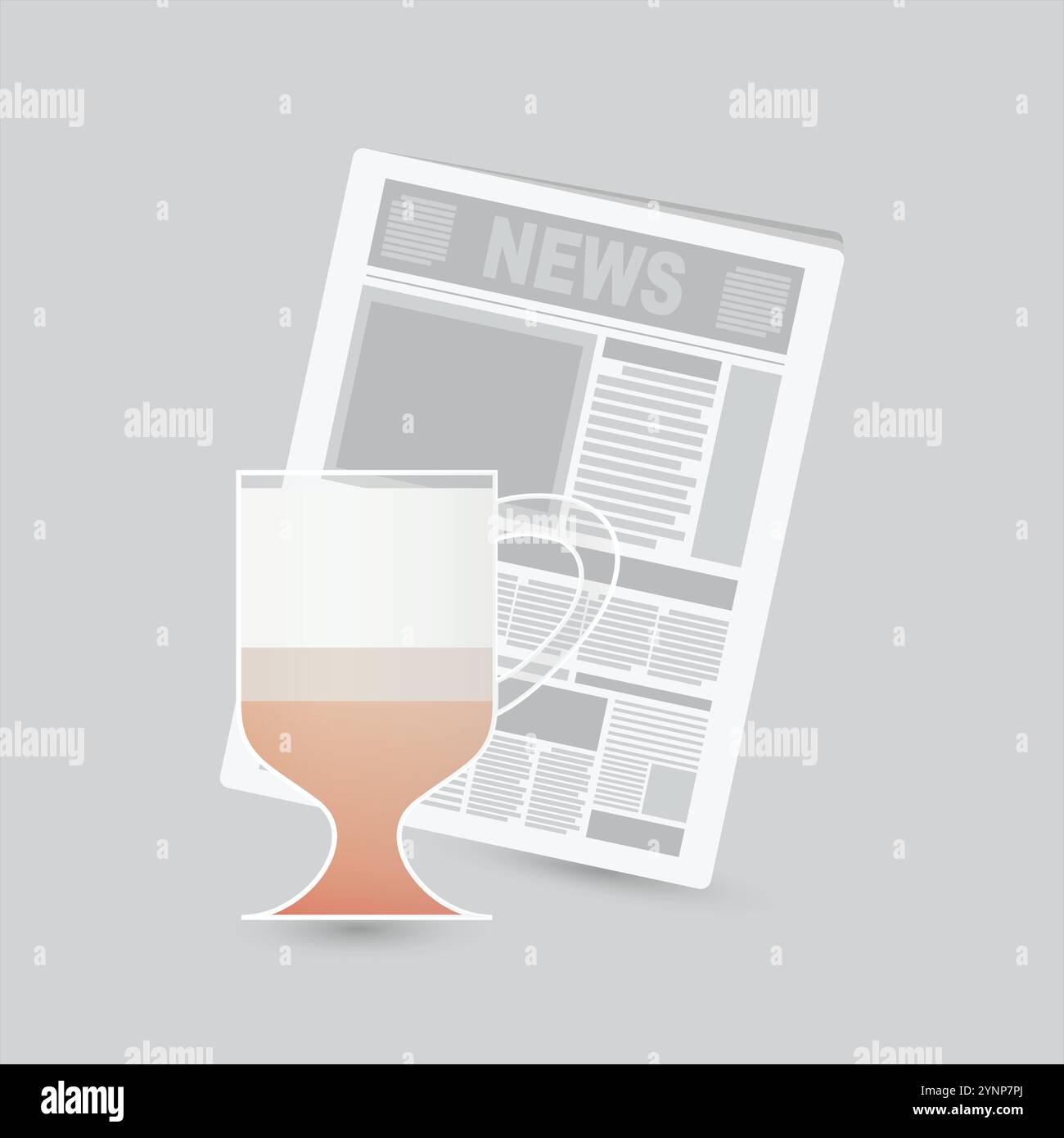 Mug news Stock Vector Images - Alamy