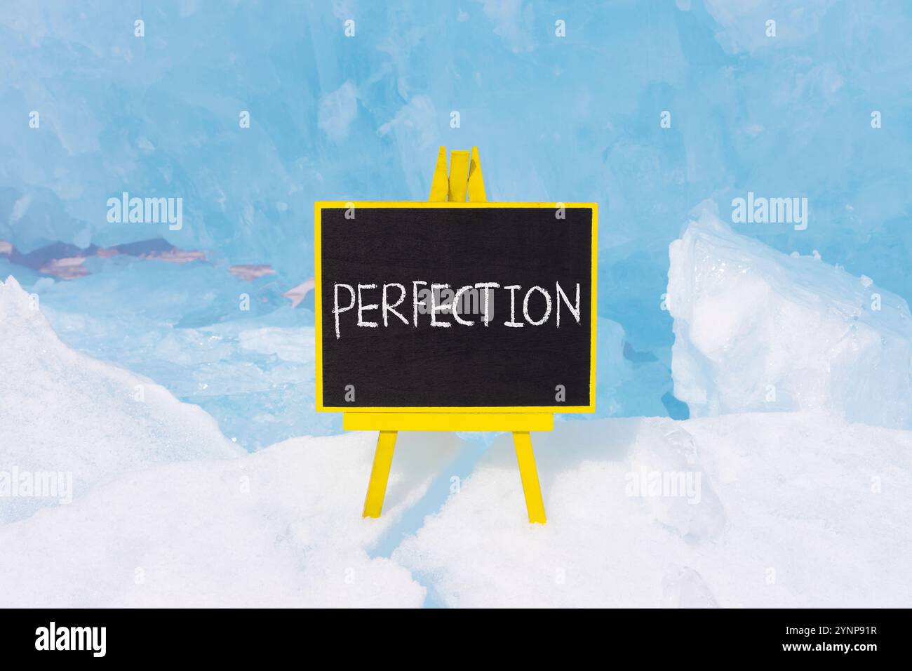 Perfection symbol. Concept word Perfection on beautiful chalk ...