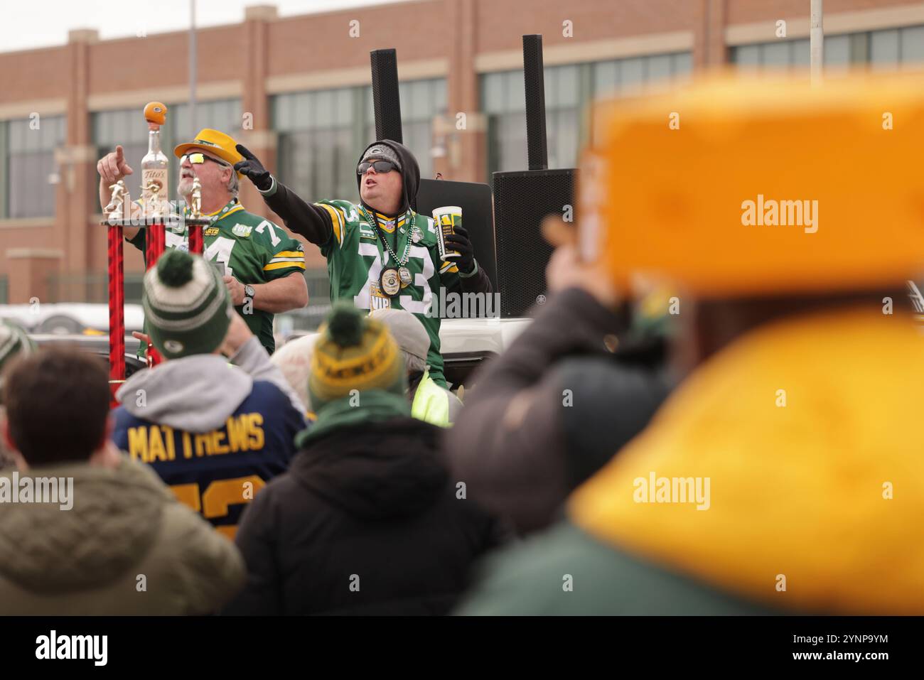 Football fans before an NFL football game Sunday, Nov. 24, 2024, in ...