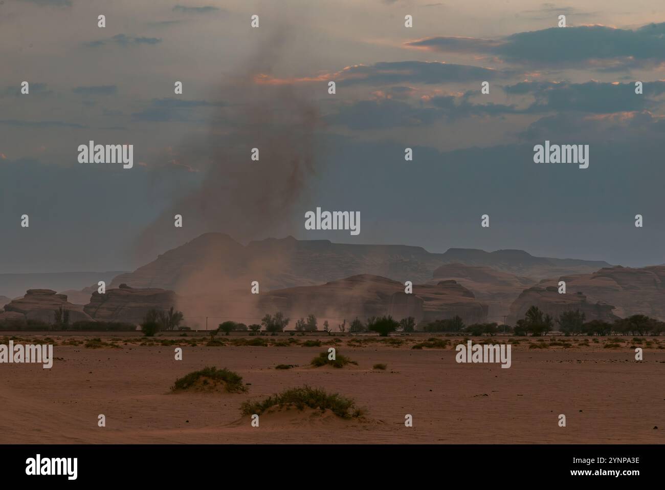 Tabuk landscape during sunset time Stock Photo - Alamy