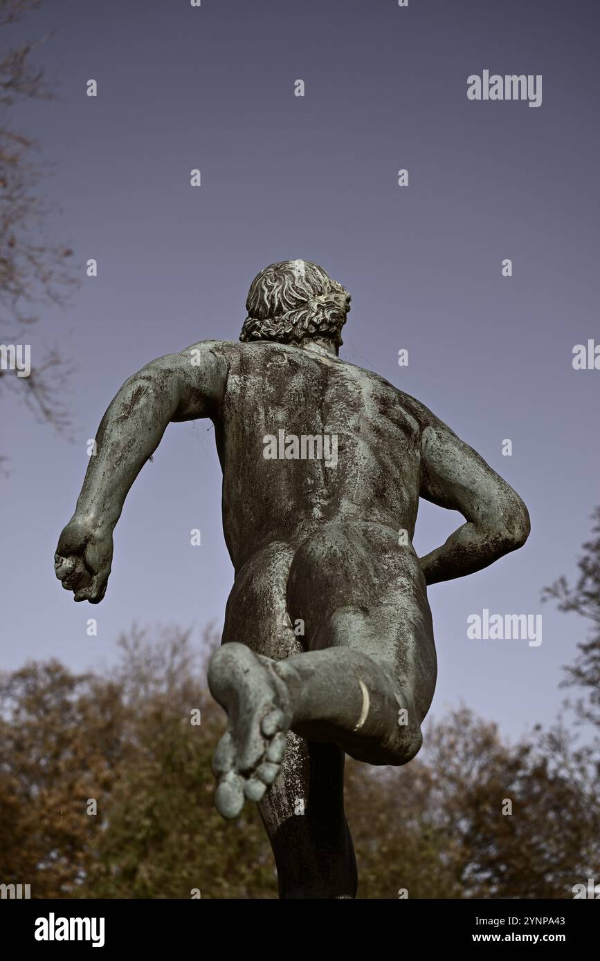 Greek Runner Sculpture Stock Photo - Alamy