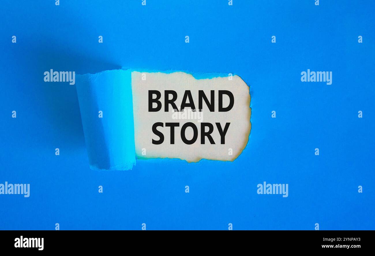 Brand story branding symbol. Concept words Brand story on beautiful ...