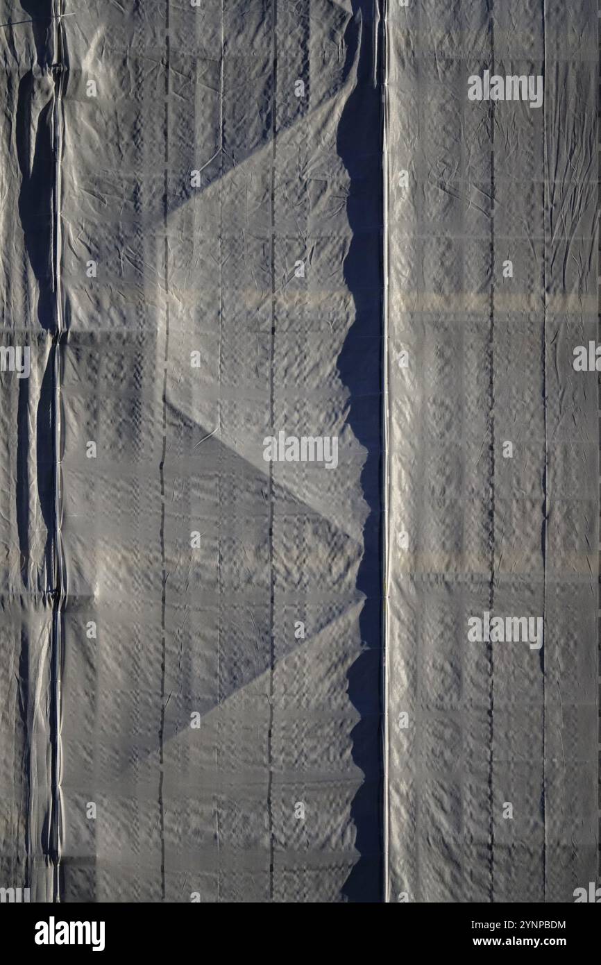 Covered scaffolding, Germany, Europe Stock Photo - Alamy