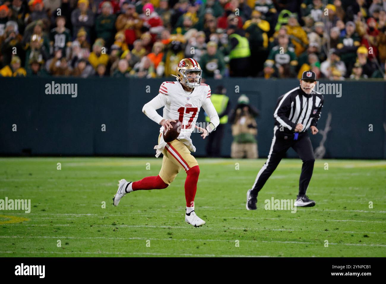 San Francisco 49ers quarterback Brandon Allen (17) during an NFL ...
