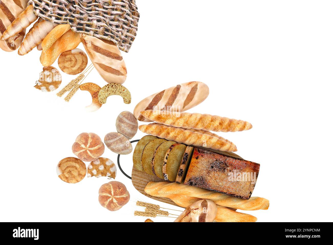 Bread bun icon hi-res stock photography and images - Alamy