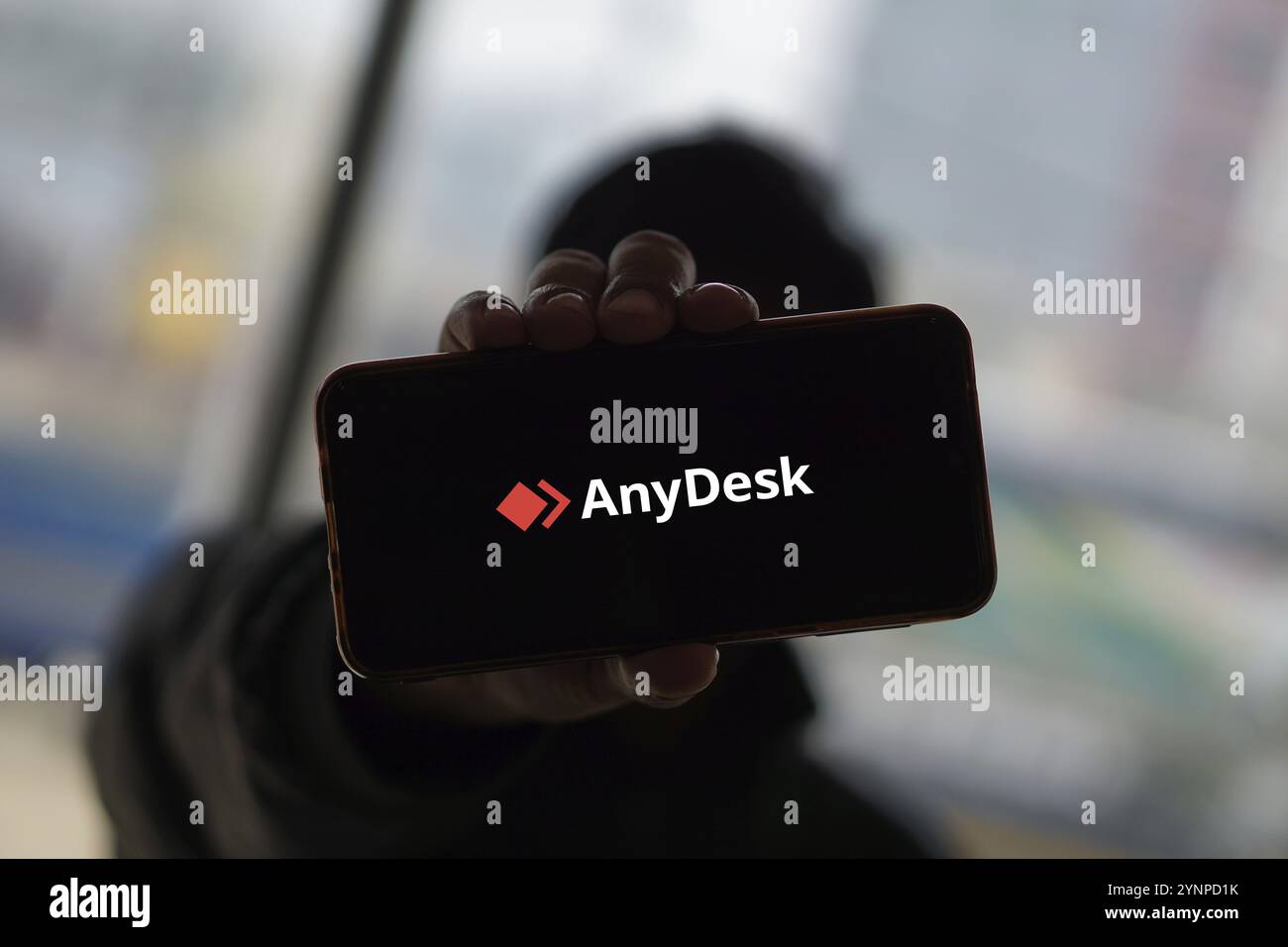 AnyDesk app logo on phone screen Stock Photo - Alamy