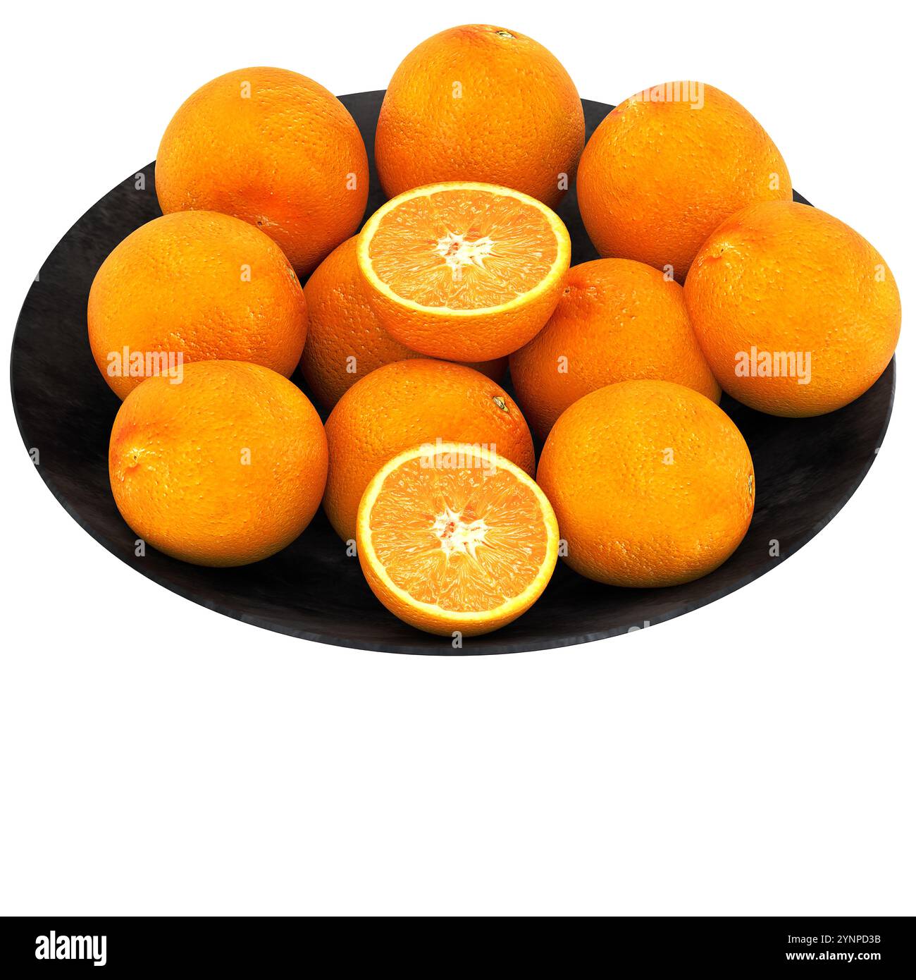3d realistic fresh orange hi-res stock photography and images - Alamy
