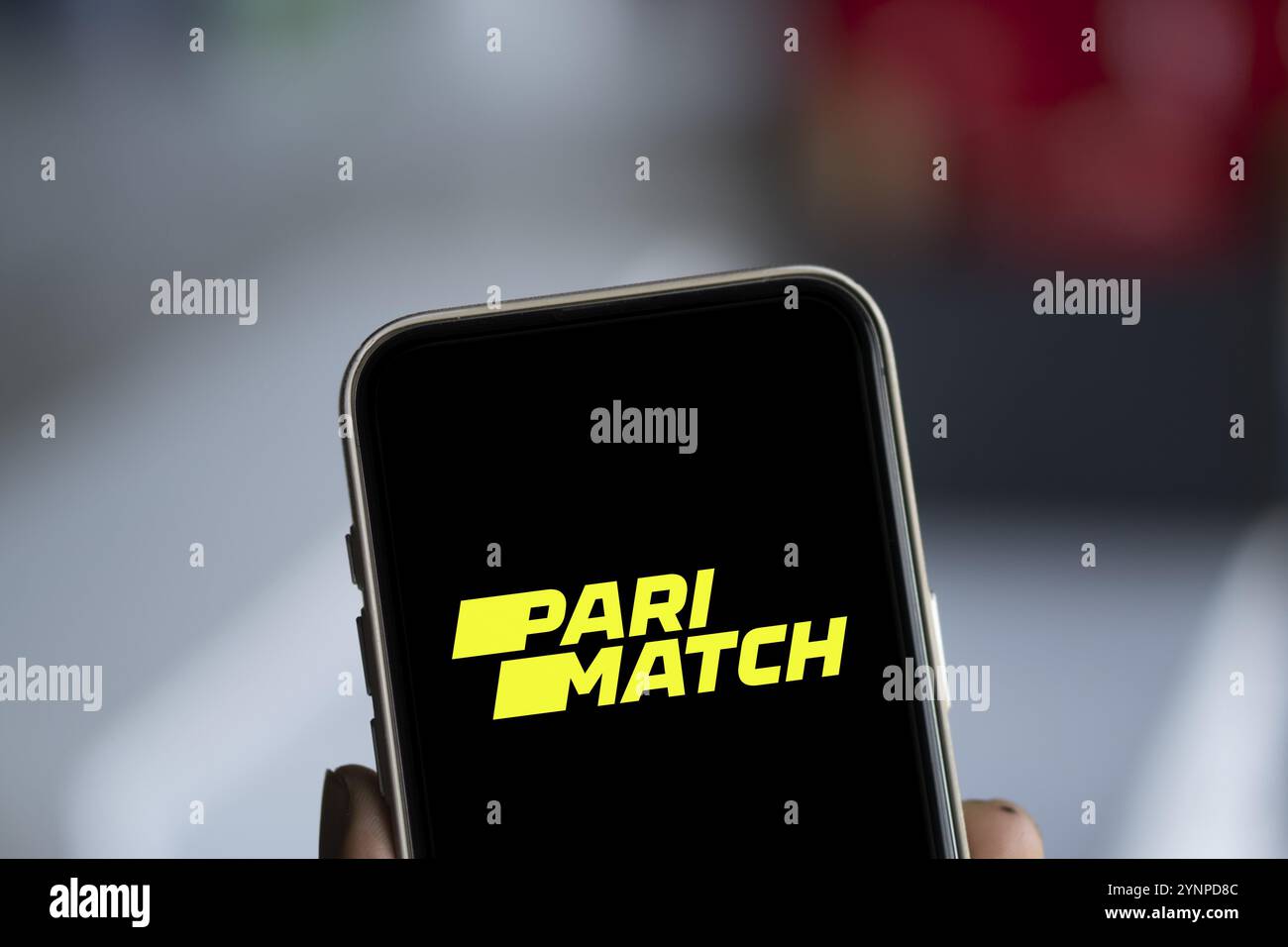 Dhaka, Bangladesh- 23 Nov 2024: Parimatch logo is displayed on ...