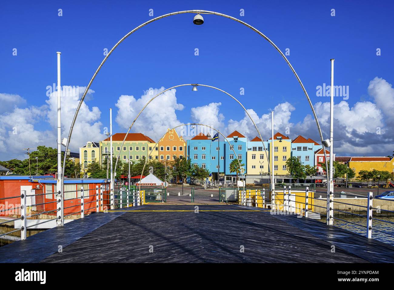 A view of the Queen Emma Bridge Stock Photo - Alamy