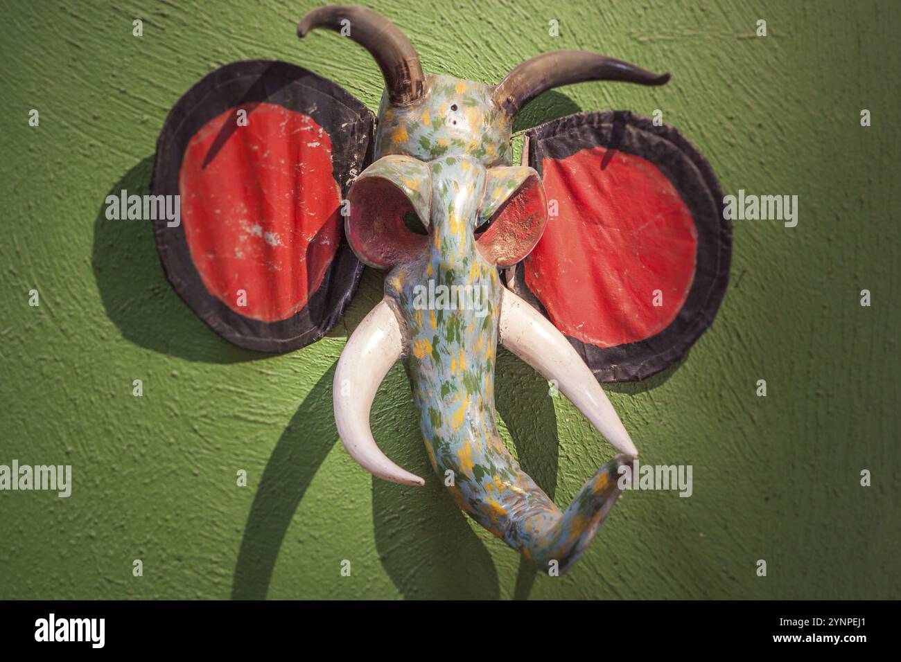 Traditional mexican mask used for dance and ritual. Zacatecas, ZAC ...