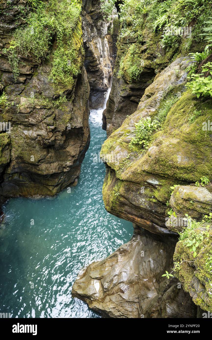 A view of the Orrido Gorge in Bellano on Lake Como Stock Photo - Alamy