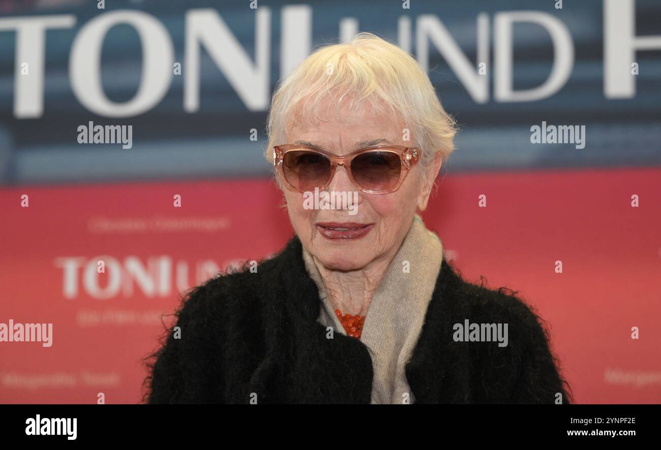 Munich, Germany. 26th Nov, 2024. Actress Christine Ostermayer stands on ...