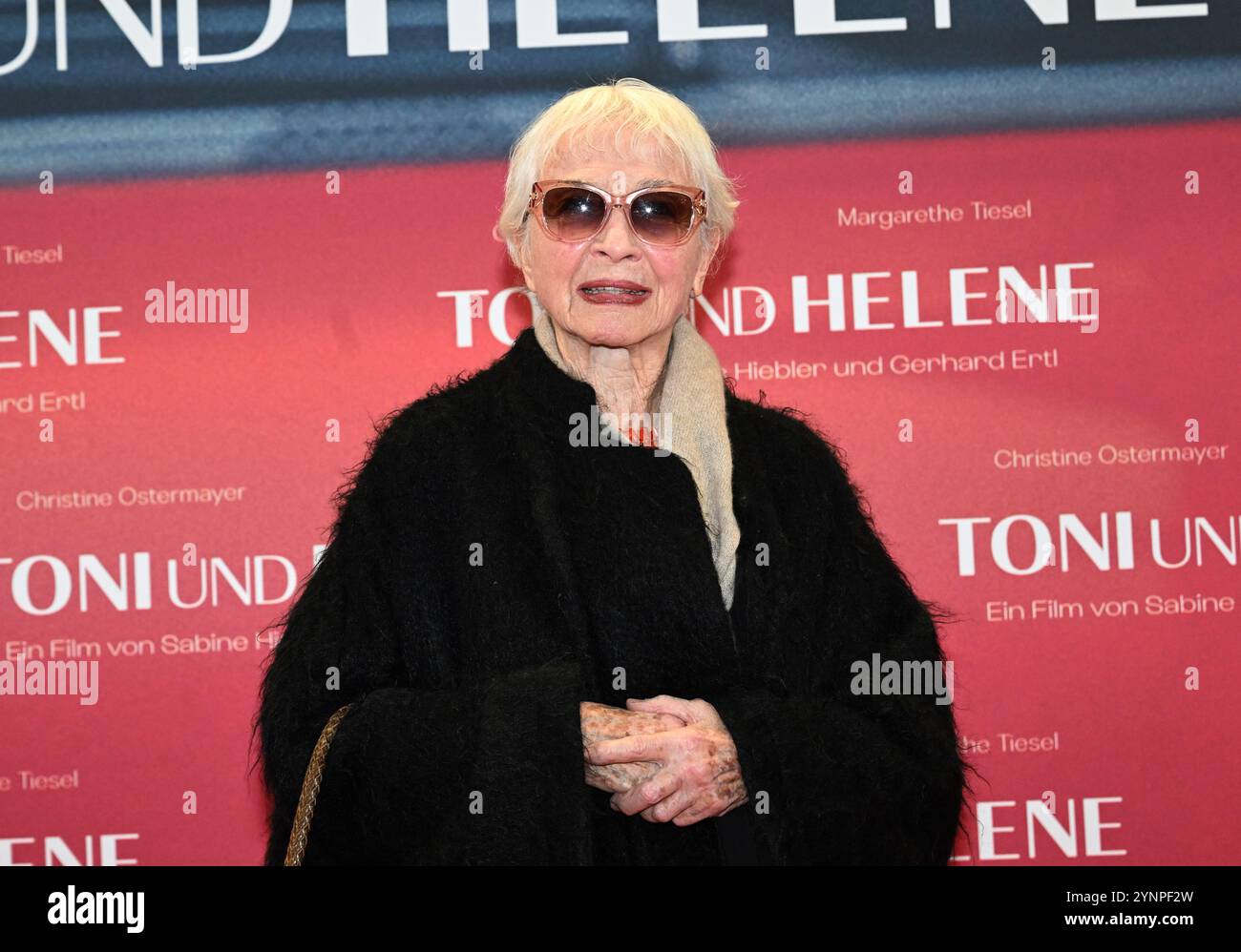 Munich, Germany. 26th Nov, 2024. Actress Christine Ostermayer stands on ...