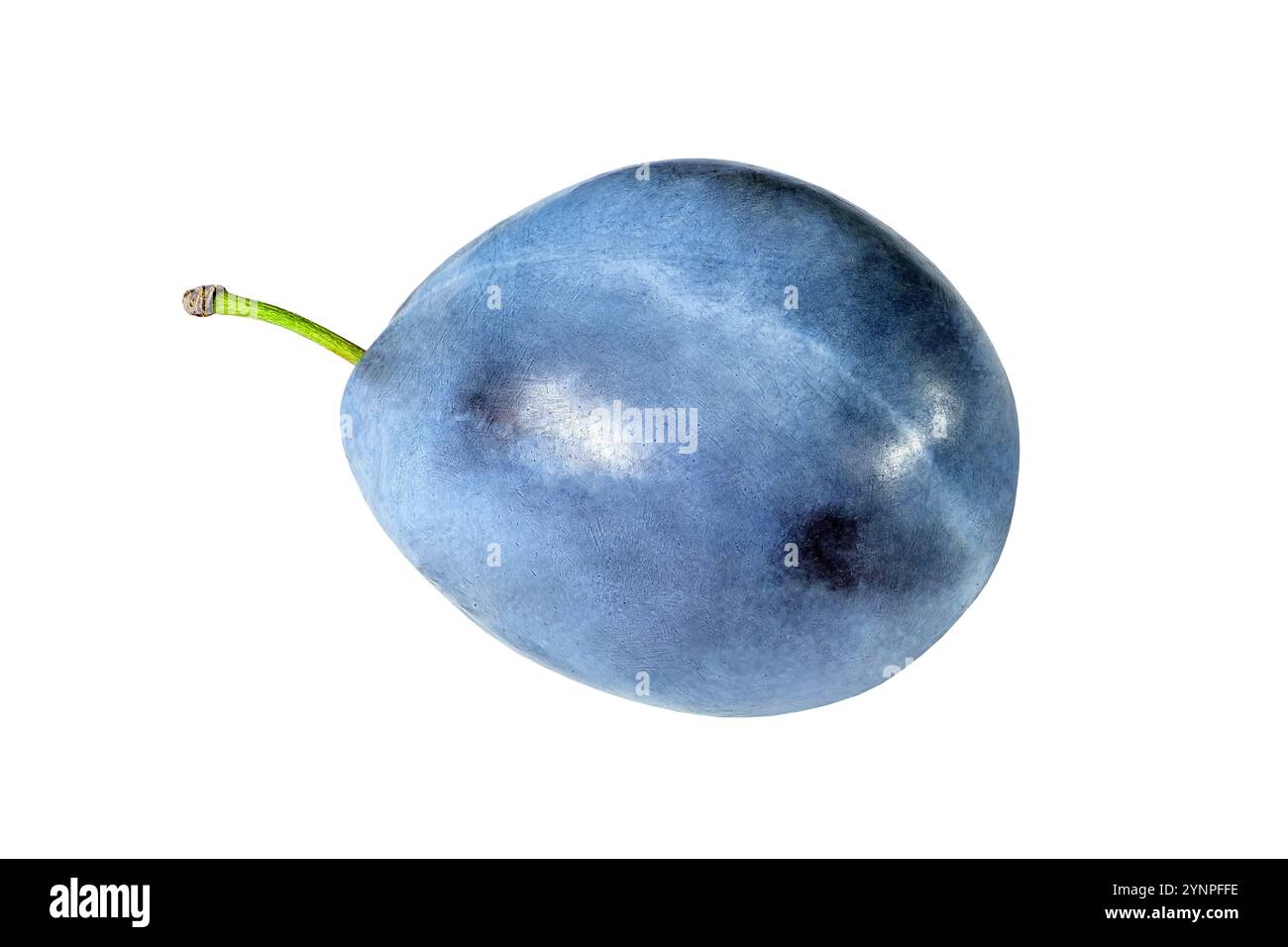 plum one whole, isolated on white background with clipping path Stock ...