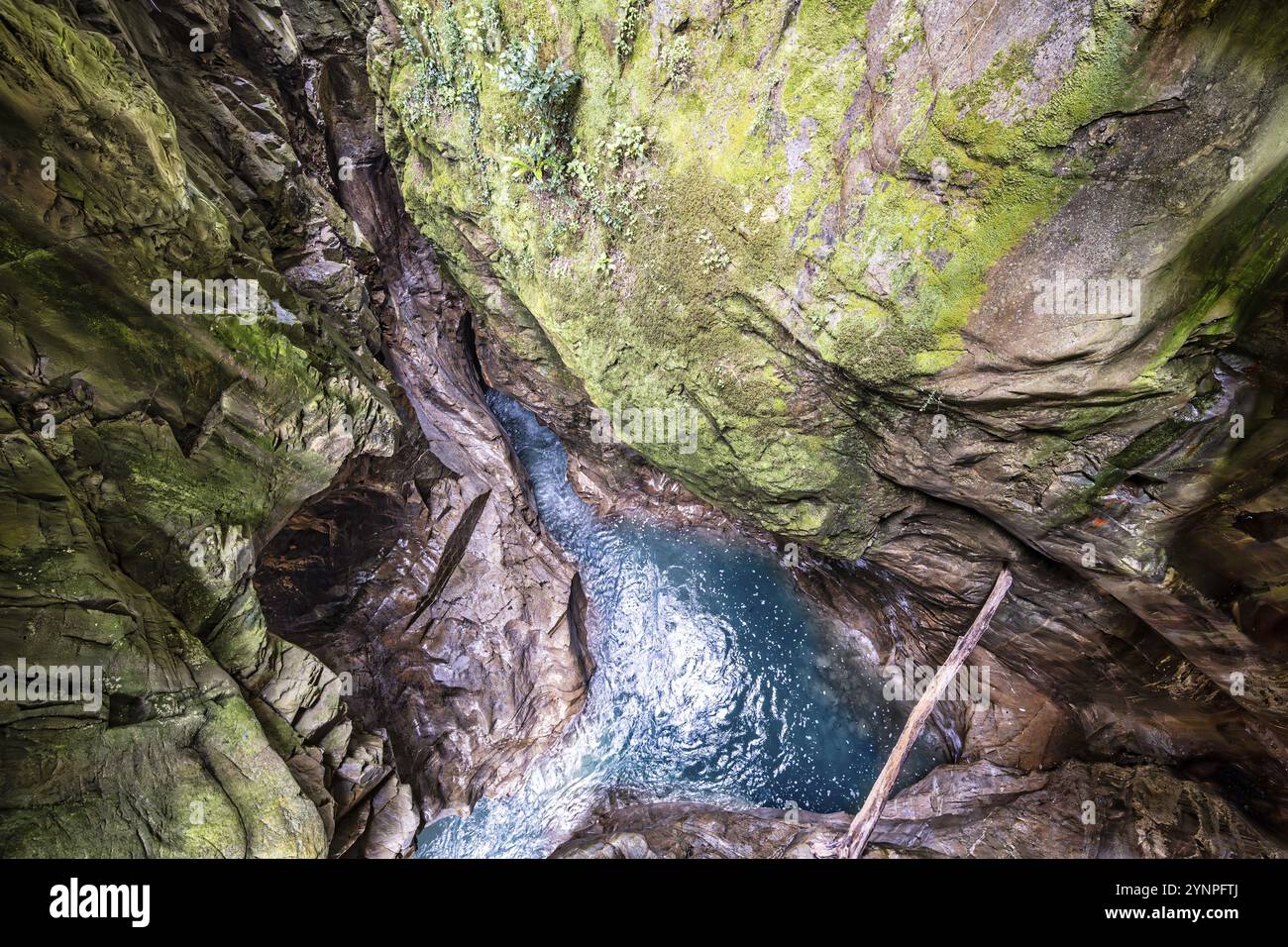 A view of the Orrido Gorge in Bellano on Lake Como Stock Photo - Alamy
