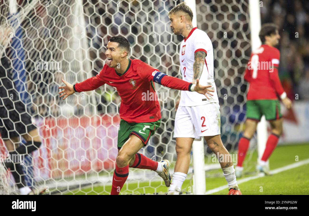 Football match, it is minute 87 Cristiano RONALDO CR7 Portugal with ...