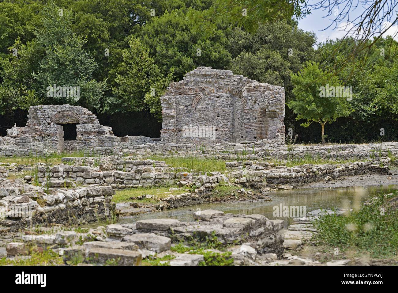The archeological site of ancient Butrint, a UNESCO heritage center ...