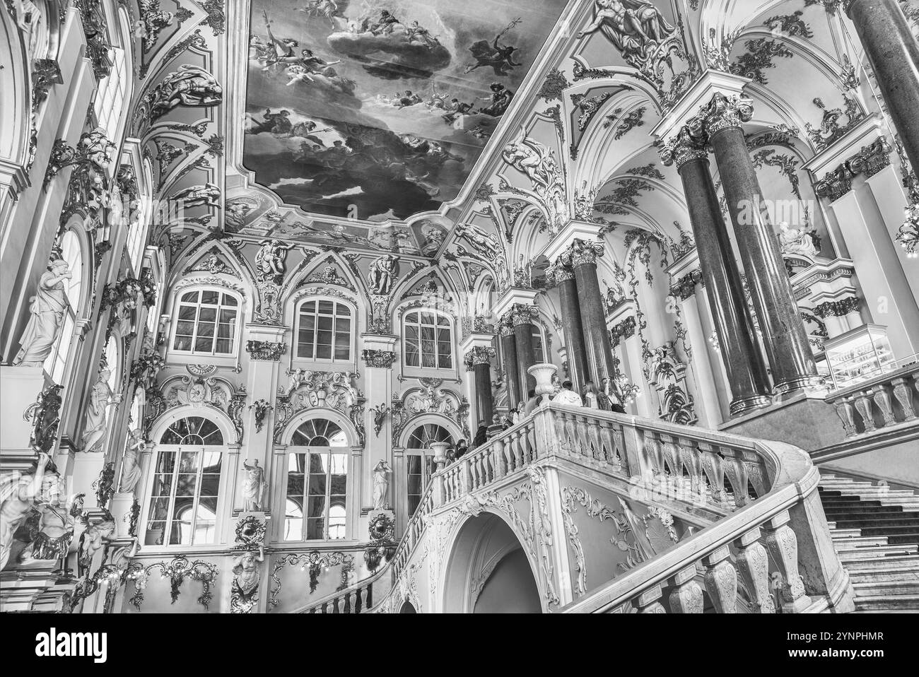 ST. PETERSBURG, RUSSIA - AUGUST 27: Jordan Staircase of the Winter ...