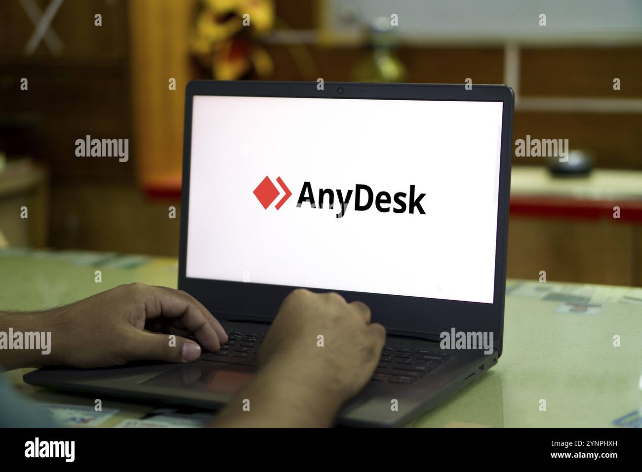 AnyDesk app logo on phone screen Stock Photo - Alamy