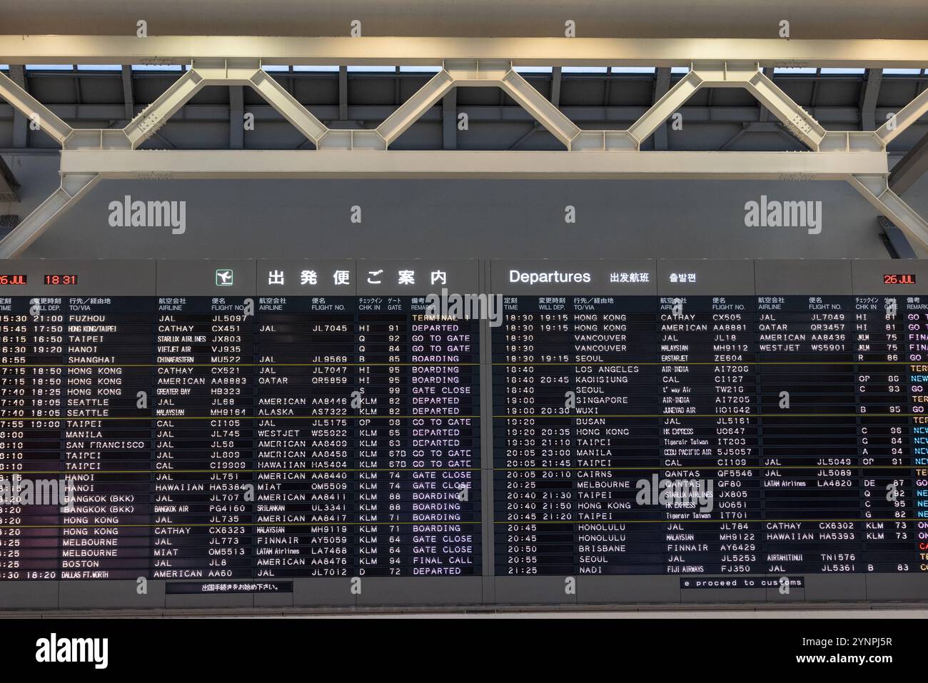 Flight departure details hi-res stock photography and images - Alamy