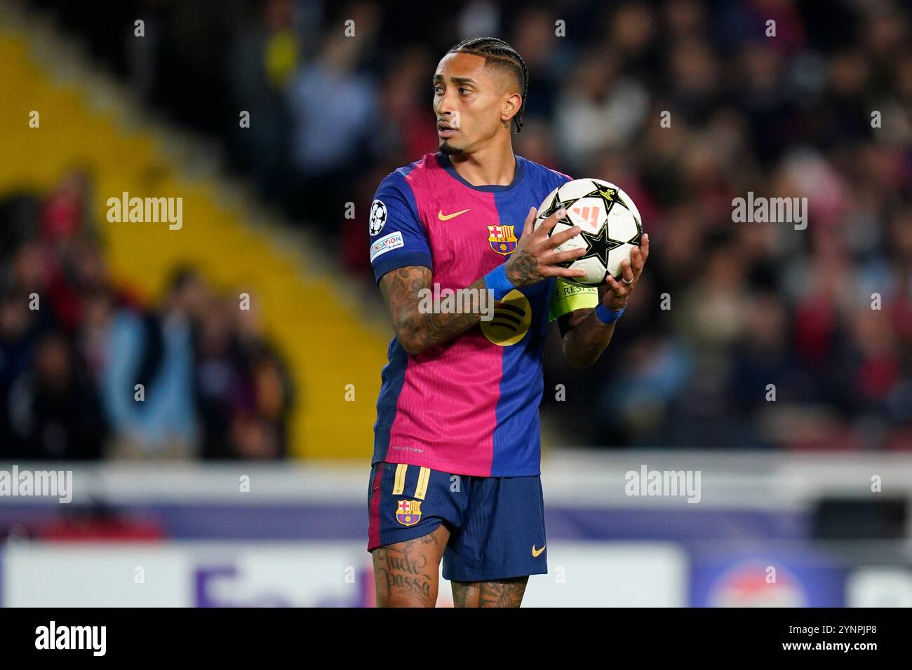 Raphael Dias Belloli Raphinha of FC Barcelona during the UEFA Champions ...